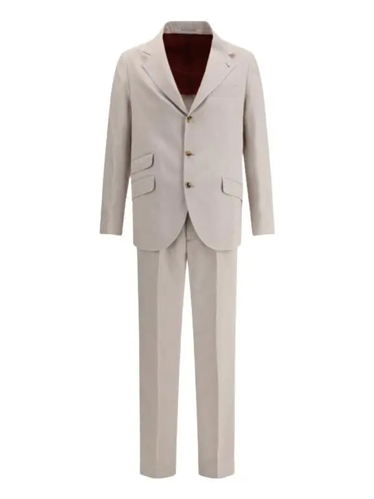 Brunello Cucinelli Single-breasted Suit - Nude