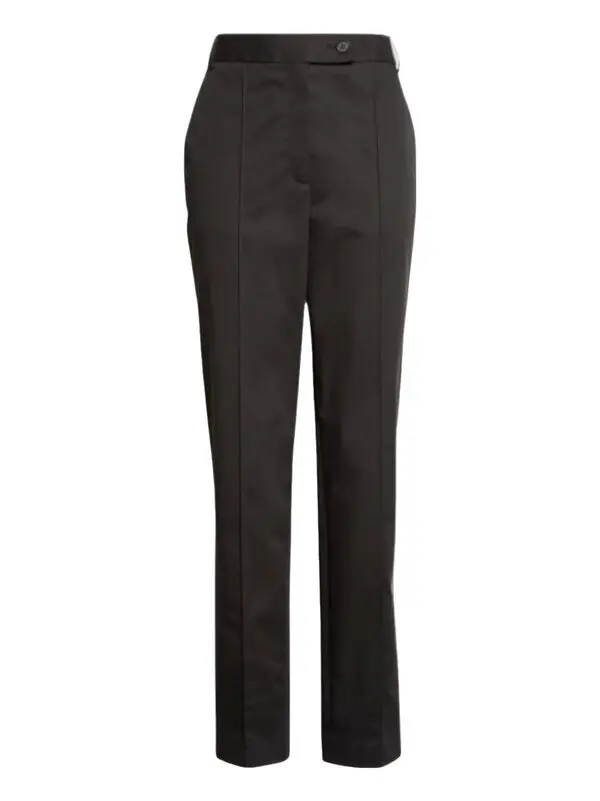 Partow Belt Loops Tailored Trousers - Black