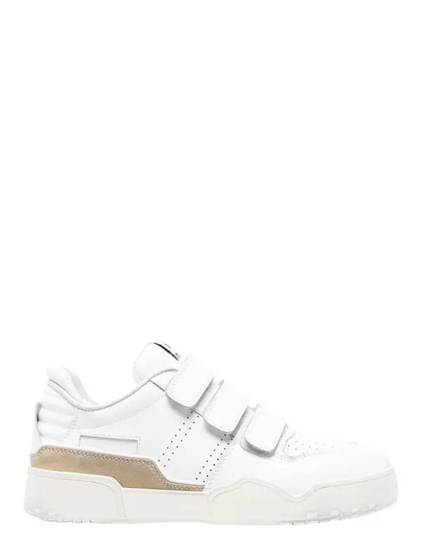 Isabel Marant Étoile Logo-patch Velcro Sneakers - White