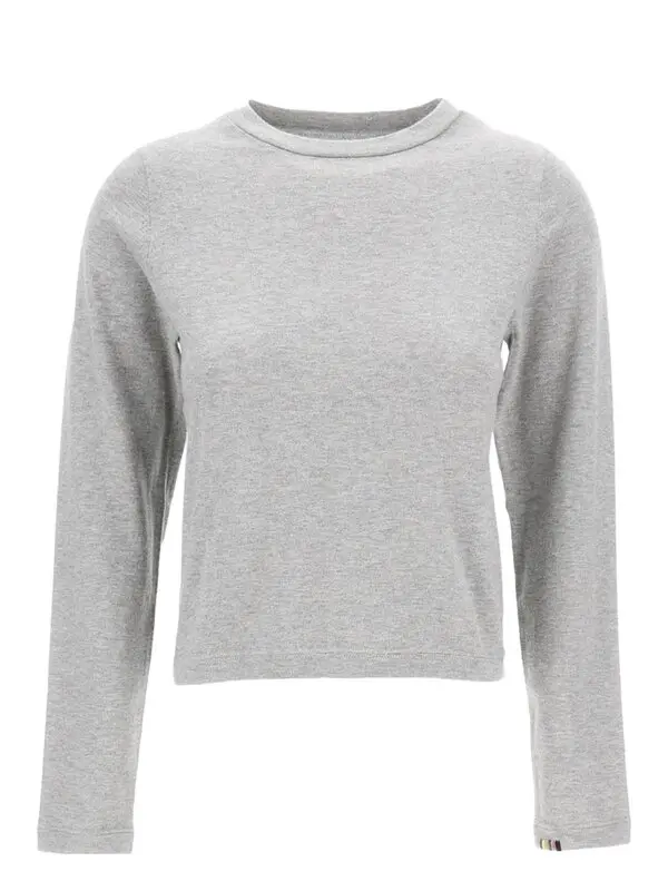 Extreme Cashmere Long Sleeve Round Neck Sweater - Grey