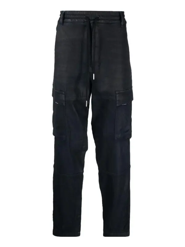 DIESEL® Cargo Tapered Jeans - Black