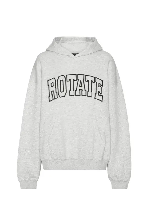 ROTATE BY BIRGER CHRISTENSEN Logo-print Hoodie - White