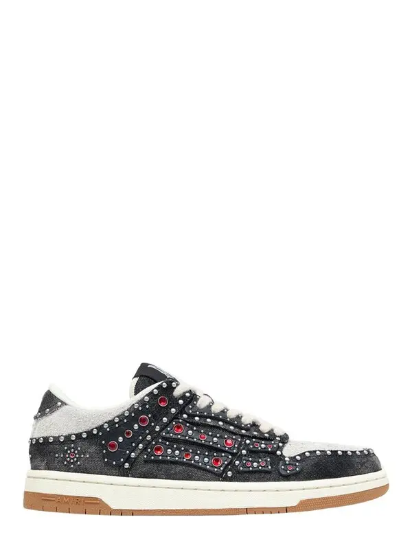 Amiri Studded Low Top Sneakers - Black