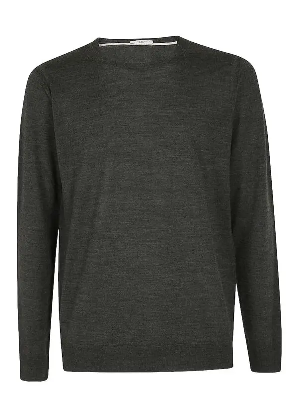 PAOLO PECORA Crew Neck Sweater - Black