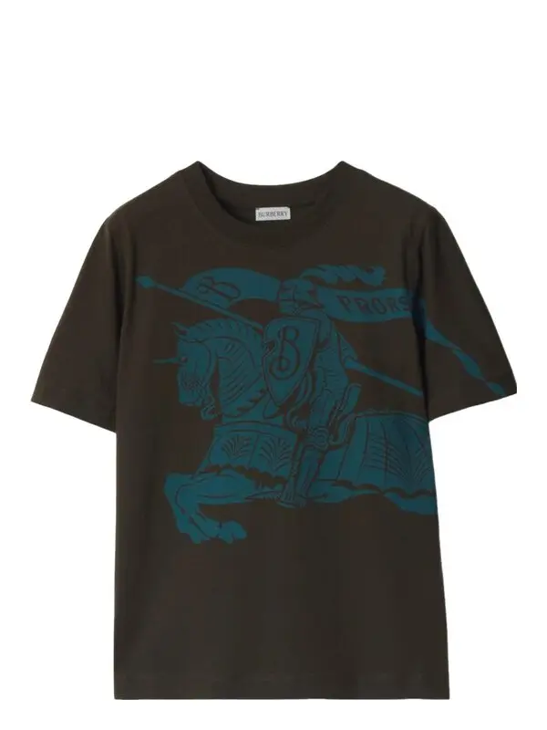 Burberry Equestrian Knight Print Crewneck T-shirt - Snug