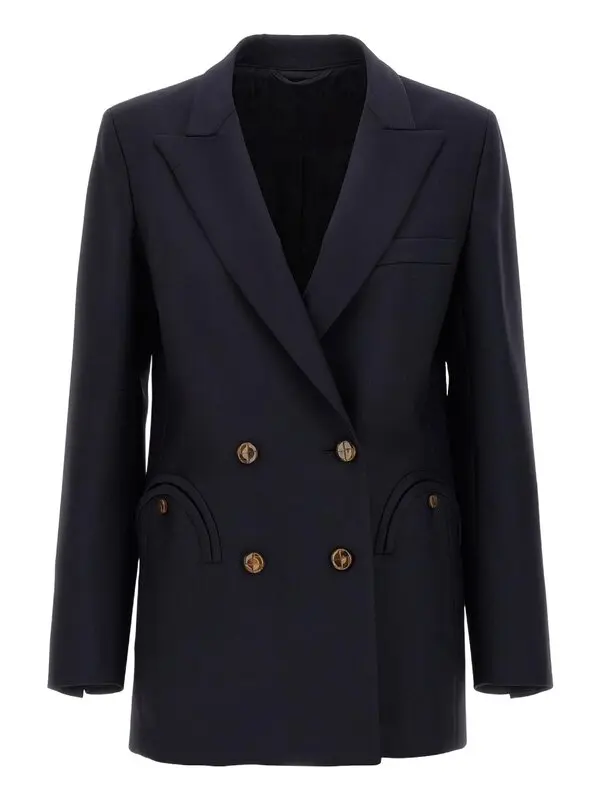 BLAZÉ MILANO First Class Double Breasted Jacket - Black