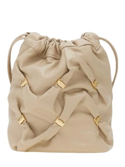 FERRAGAMO Mini Bucket Bag - Stone