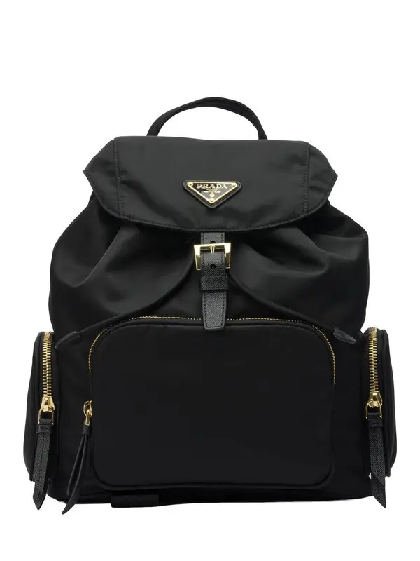 Prada Re-nylon Backpack - Black