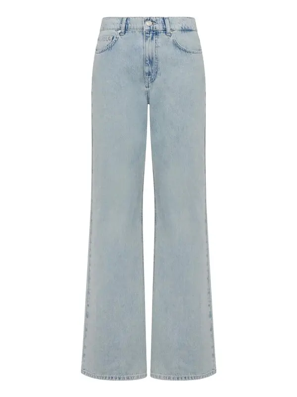 Moschino Light Wash Denim Jeans - Gray