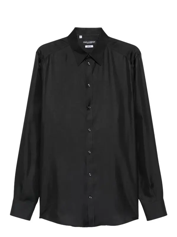Dolce & Gabbana Dolce Gabbana Long-sleeved Shirt - Black