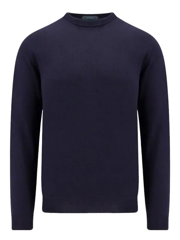 ZANONE Crewneck Long-sleeved Jumper - Black