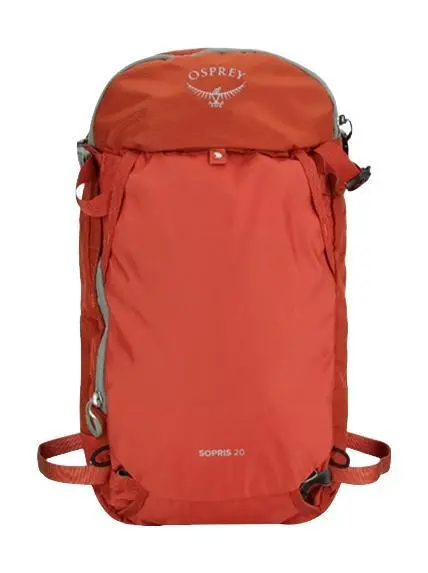OSPREY Zippered Backpack With Adjustable Shoulder Straps - Brown