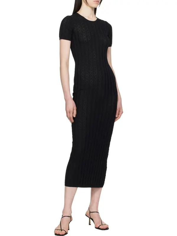 LOULOU STUDIO Aruba Knit Dress - Black