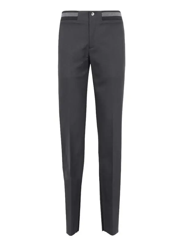 Off-White Multi-pocket Straight Leg Casual Pants - Black