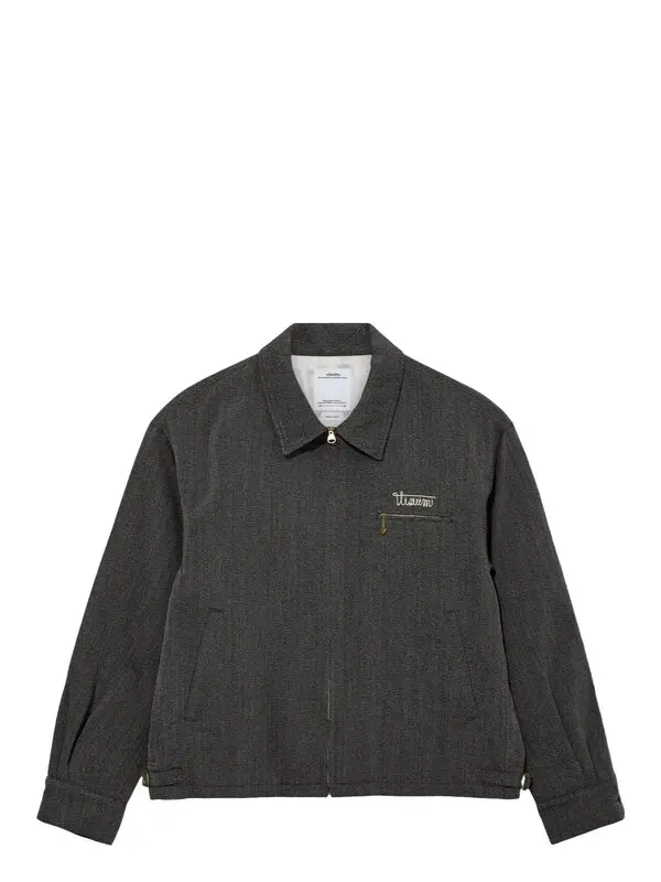 Visvim Long Sleeve Zip-up Jacket - Black