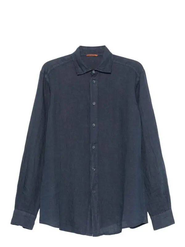Barena Venezia Linen Shirt - Navy