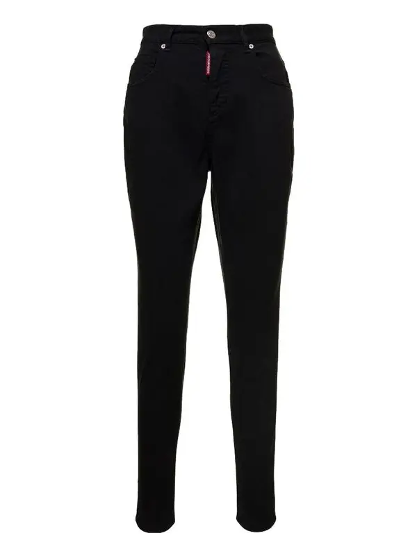 Dsquared2 Honey Dyed Curvy Baggy Jeans - Black