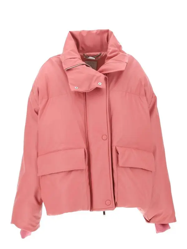 Stella McCartney Oversized Quilted Puffer Jacket - Pink