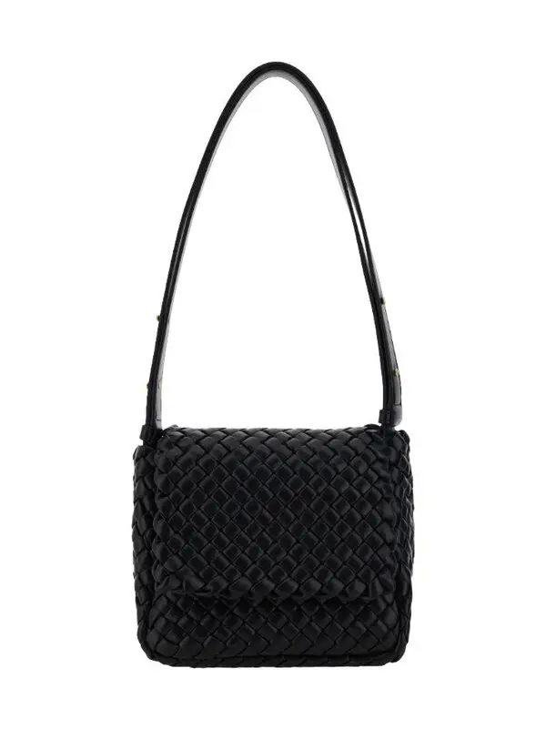 Bottega Veneta Cobble Mini Shoulder Bag - Black