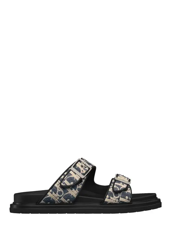 Dior Aqua Sandals With Buckle Detailing - Black