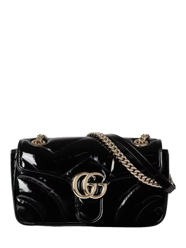 Gucci Gg Marmont Small Shoulder Bag - Black