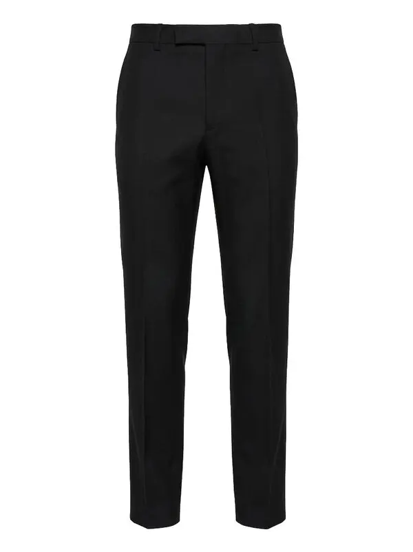 Gucci Pleat Detailed Skinny Trousers - Black