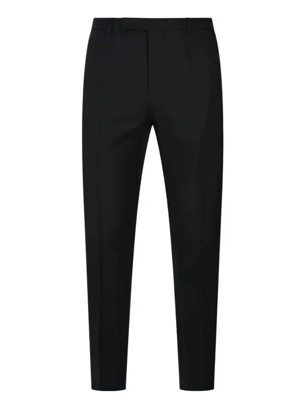 Gucci Pleat Detailed Skinny Trousers - Black