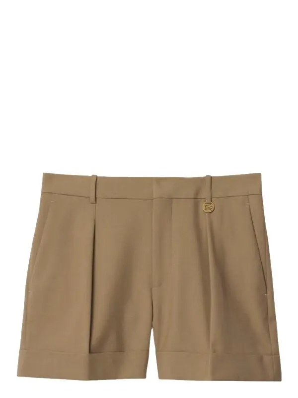 Burberry Tailored Shorts With Logo Detail - Puddle