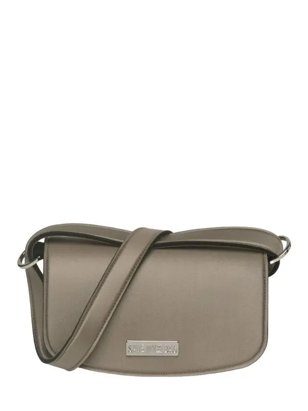 Save My Bag Flip Shoulder Bag - Nude
