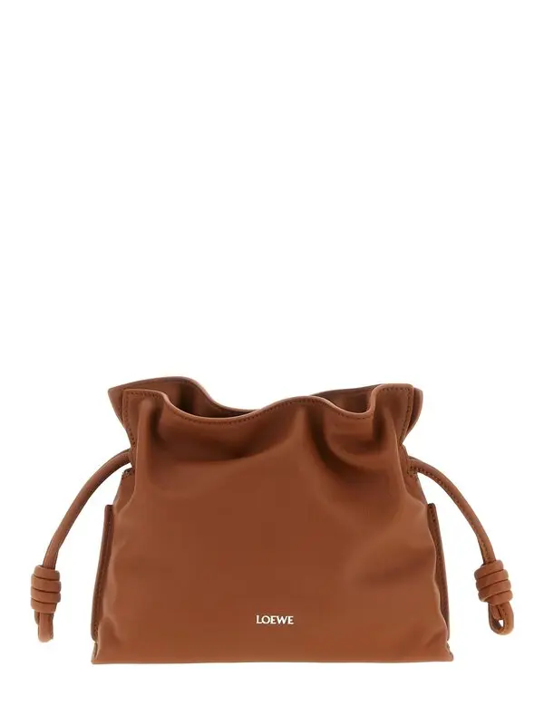 Loewe Mini Flamenco Clutch Bag - Brown