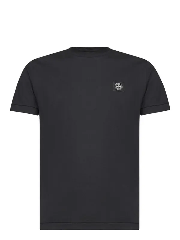 Stone Island Compass Patch Slim T-shirt - Black