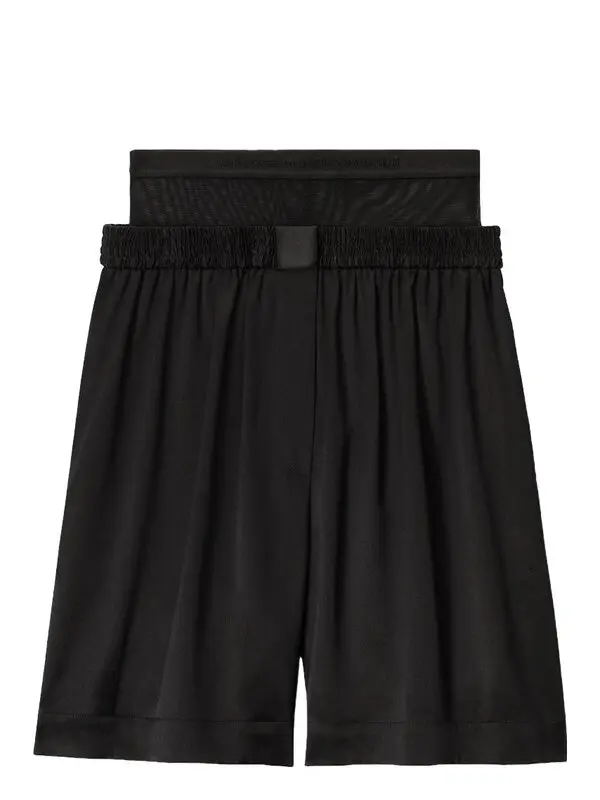 Alexander Wang Layered Boxer Shorts - Black