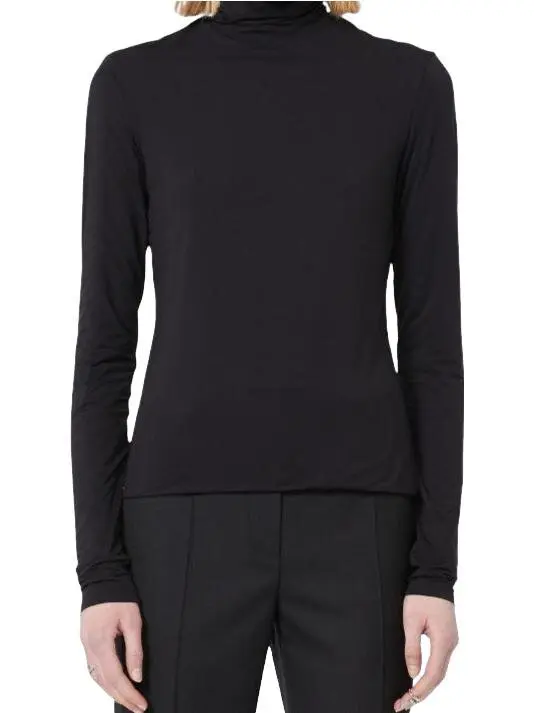Sportmax Long Sleeve Turtleneck Jumper - Black