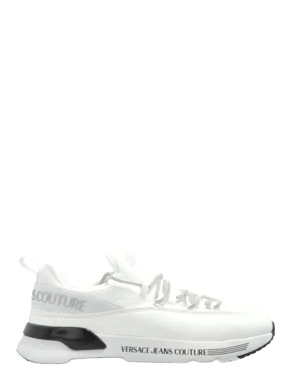 Versace Logo Detailed Low-top Sneakers - White