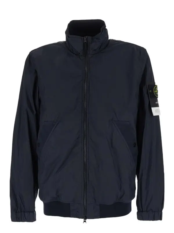 Stone Island Crinkle Reps Ny Zip Jacket - Blue