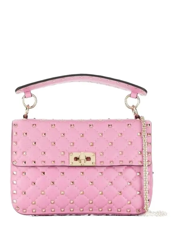 Valentino Garavani Medium Rockstud Spike Shoulder Bag - Pink