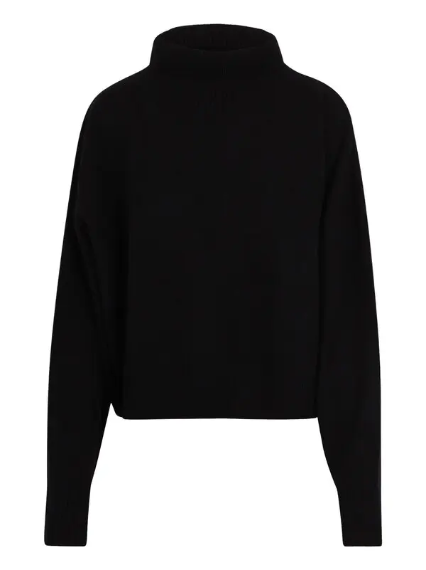 LOULOU STUDIO Luke Roll Neck Jumper - Black