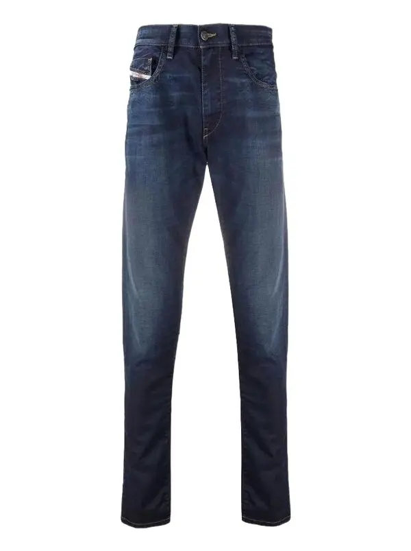 DIESEL® Slim-fit Straight Leg Jeans - Black