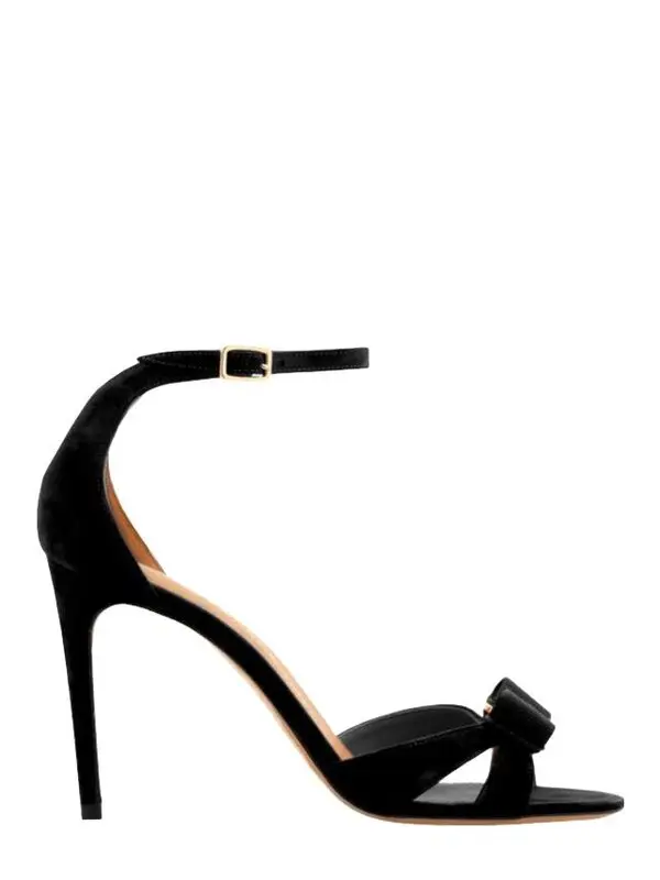 FERRAGAMO Vara Bow High Heel Sandals - Black
