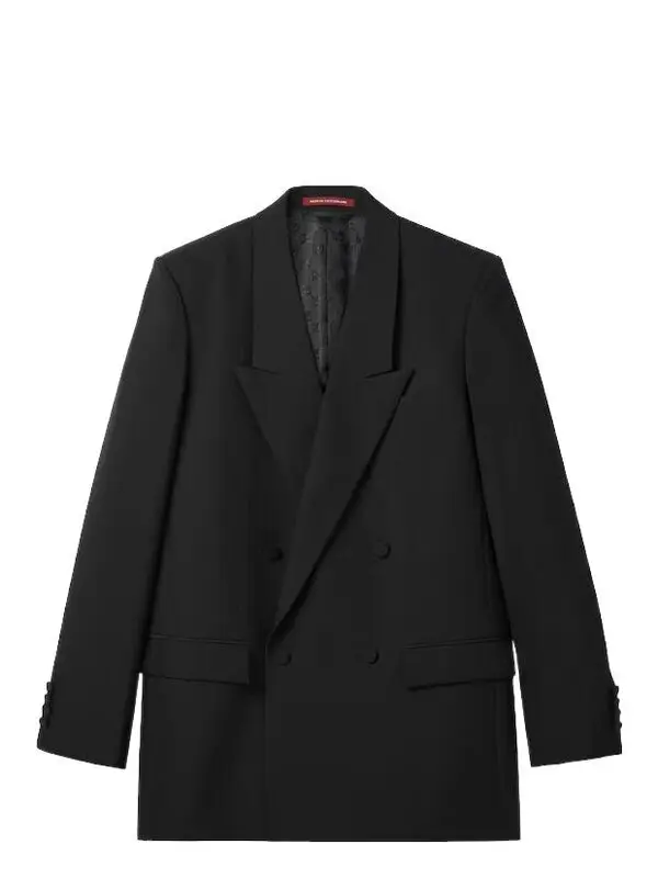 Gucci Double-breasted Tailored Jacket - Black
