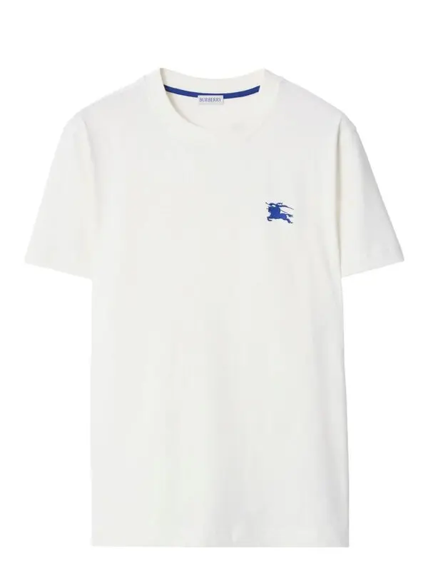 Burberry Ekd Embroidered Crewneck T-shirt - White