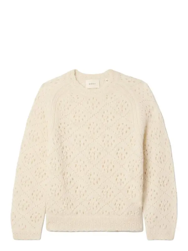 DÔEN Long Sleeve Knit Sweater - Nude