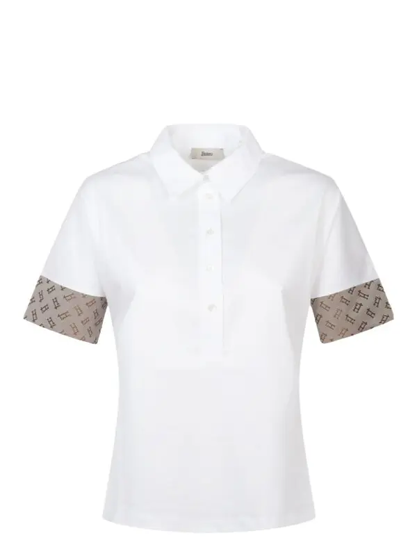 Herno Button Detailed Short-sleeved Shirt - White