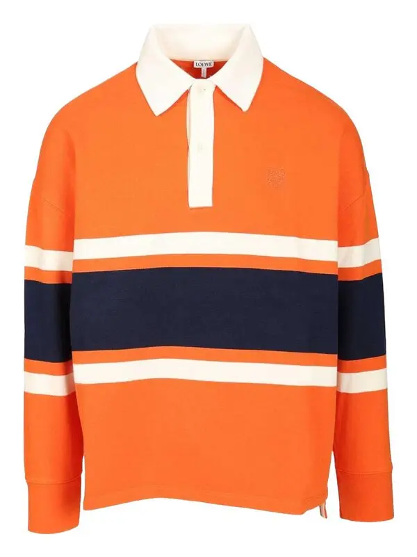 Loewe Long-sleeve Polo Shirt - Orange