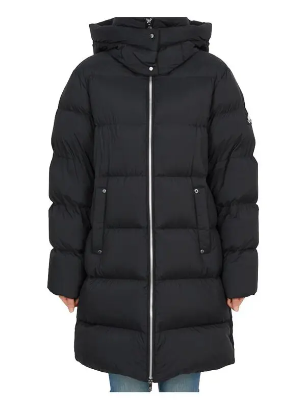 Moose Knuckles Belle Dune Long Puffer Coat - Black