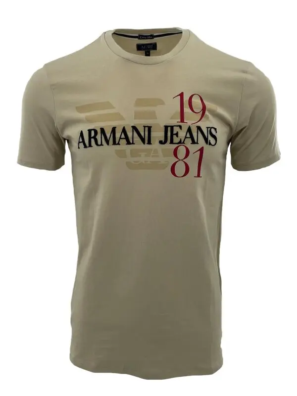 Emporio Armani Item O-neck Short-sleeved T-shirt - Green
