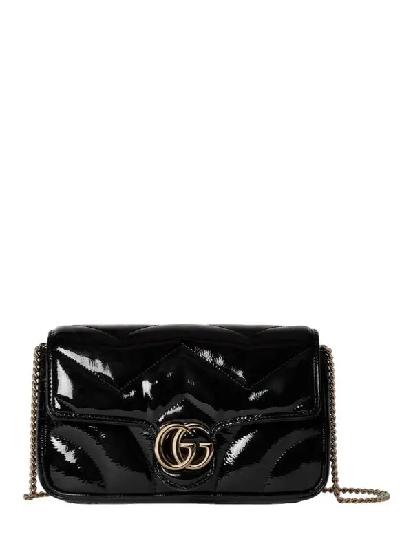 Gucci Gg Marmont Quilted Mini Bag - Black