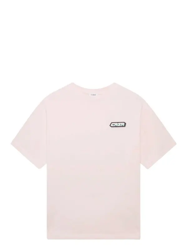 Casablanca Casa Racing Oversized Short Sleeve T-shirt - White