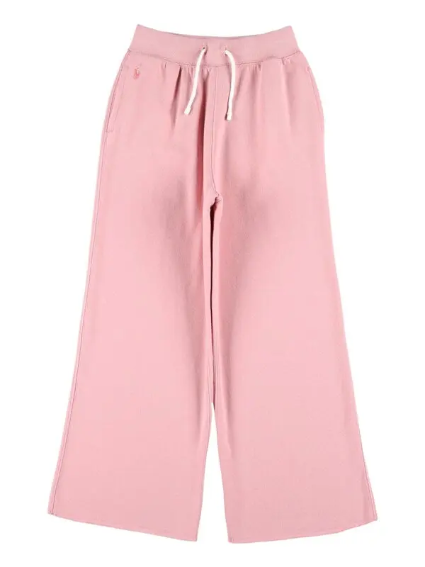 Polo Ralph Lauren Drawstring Wide Leg Casual Pants - Pink