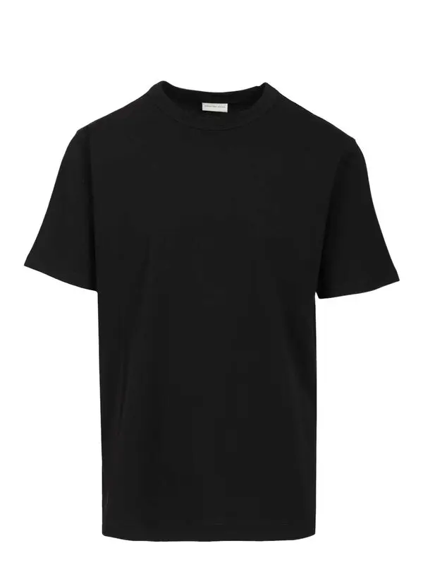 Dries Van Noten Short Sleeved Crewneck T-shirt - Black